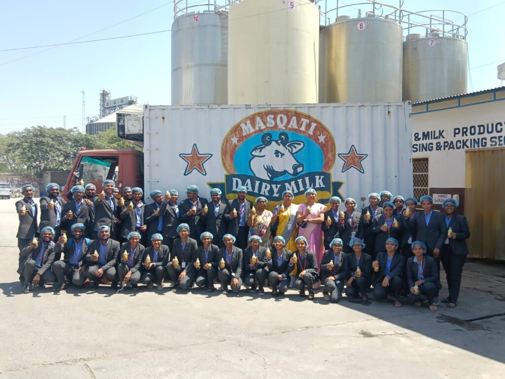 Industrial Visit to Masqati Dairy farm - Vidya Jyothi Institute of ...